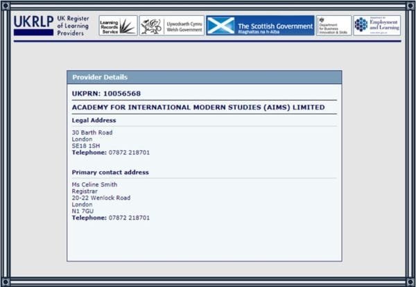 AIMS Accreditation & International Recognitions